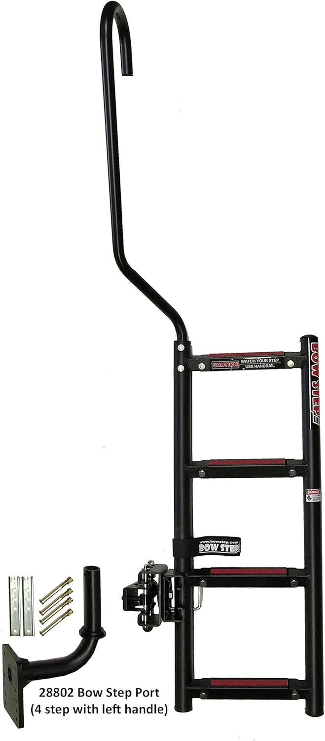 Quality Mark 28802 Bow Step 4-Step Port Side | Rapid Marine